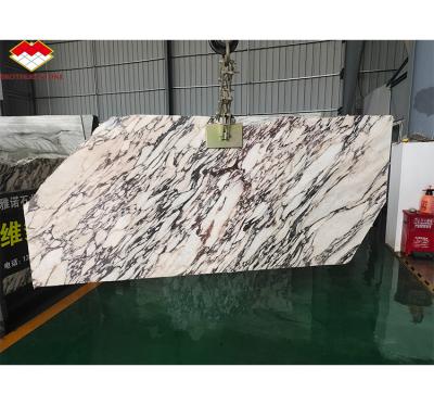 Cina Modern Purple Calacatta Viola Marmo Piastrelle per Villa Cucina Banchi d'albergo in vendita