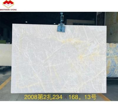 Cina Tavolo di marmo in onico trasparente per il pranzo di lusso in vendita