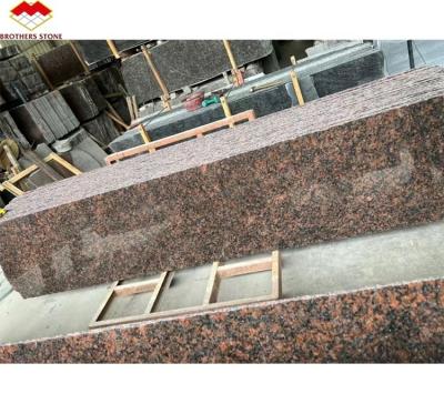 China Park Moderne Britse Bruine Granit Steen Gepolijst Oppervlak voor Keuken Borden Design Te koop