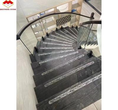 Cina Piastrelle di granito blu Vizag lucidate in stile moderno per il piano e il piano della cucina in vendita