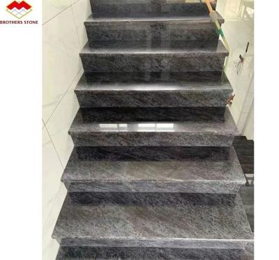 Cina Piastrelle di granito blu Vizag lucidate in stile moderno per il piano e il piano della cucina in vendita
