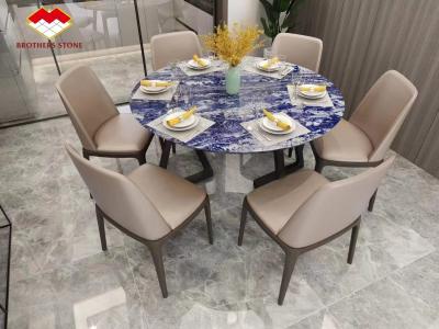 Cina Marmo africano di lapis trasparente, marmo di sodalite, marmo blu, marmo di onice, tipo Yunfu in vendita