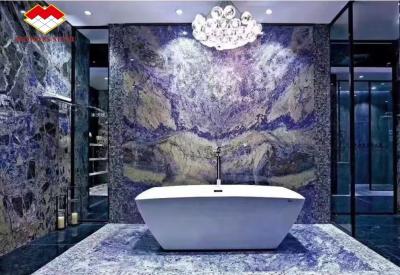 Cina Marmo africano di lapis trasparente, marmo di sodalite, marmo blu, marmo di onice, tipo Yunfu in vendita