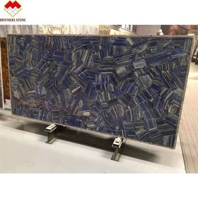 China Moderne tegel Blauw Bahia Marmer Blauwe Kleur Lemurijn Blauw Granit Slab voor interieur Te koop