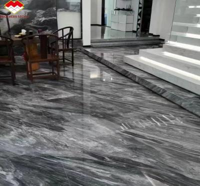 China Design de interiores de hotel Calcite Marble Step Pavimento e escadas com luz em Florença Cinza à venda