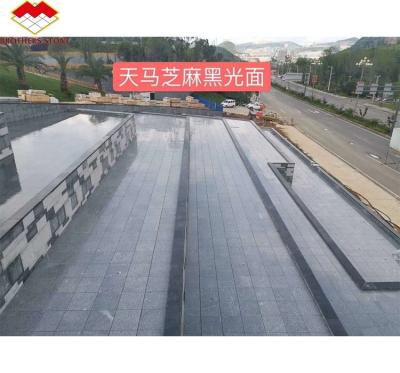 China Chinees graniet-op maat gesneden plaat voor buitenvloeren 30 mm gepolijst vlammen steen Te koop