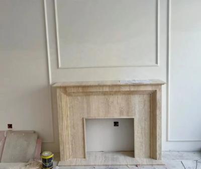 China Op maat gemaakte European Style Kamin Natuurmarmer voor moderne binnenwoning Te koop