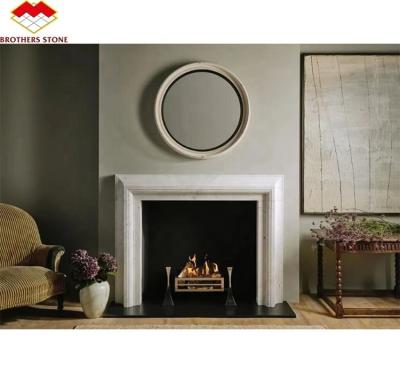 China Gepersonaliseerde marmeren mantel open haard zonder afstandsbediening Perfect voor woonkamer of Vilar Te koop