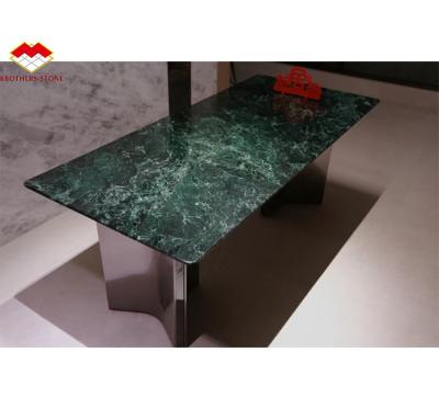 Cina Calcite marmo verde scuro per il design moderno villa bagno lavandino e tavolo da pranzo in vendita