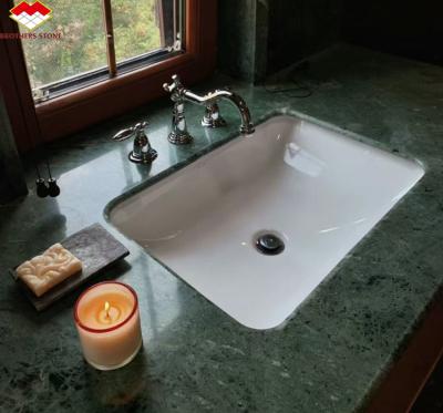 Cina Calcite marmo verde scuro per il design moderno villa bagno lavandino e tavolo da pranzo in vendita