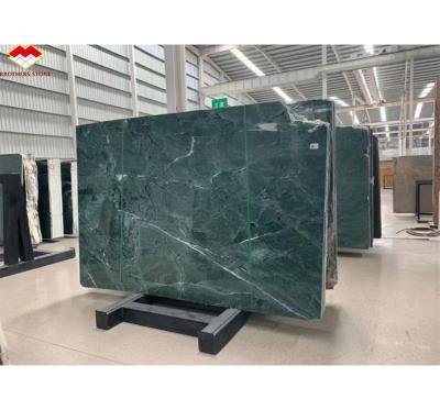 中国 インド 暗緑色 オニックス 石 玉 緑色 大理石 スラブ 豪華 な 家 の 装飾 品 販売のため