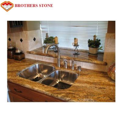 China Natural Stone Kashmir Gold Granite Slab For Floor Tile Or Countertop for sale