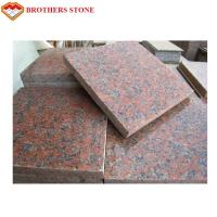 China Big G562 Maple Red Granite Stone Slab For Column Cap / Skin / Base for sale