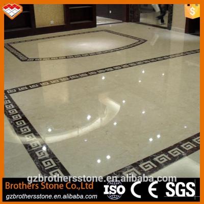China Yunfu Cream Beige Marble Tile Marble Price Per Square Meter Marble Floor Design Pictures for sale