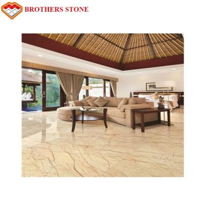 China High Hardness Sofitel Gold Marble Floor Tile For Wall / Decoration for sale