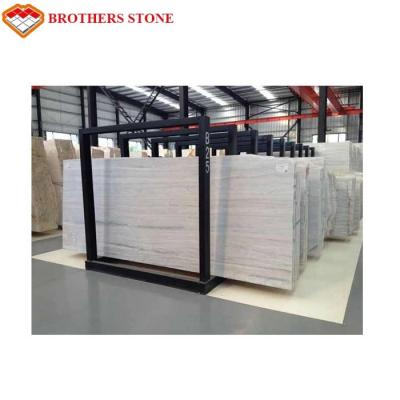 Cina Marmo di legno bianco della vena di Atene, amichevole eco- della grande pietra di marmo della lastra in vendita