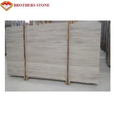 Cina Lastre & mattonelle di legno bianche resistenti all'uso del marmo della vena per il rivestimento per pavimenti & del parete in vendita