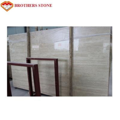 Cina Il marmo beige naturale piastrella il travertino economico in vendita