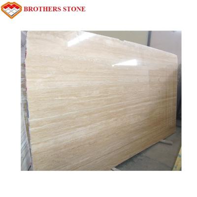 China Interior Decoration Travertine Tiles Beige Travertine Light Rusty Travertine for sale