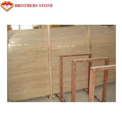 China Interior Decoration Travertine Tiles Beige Travertine Light Rusty Travertine for sale