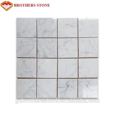 Cina Marmo bianco di Carrara del materiale da costruzione tagliato alla dimensione per la decorazione domestica in vendita