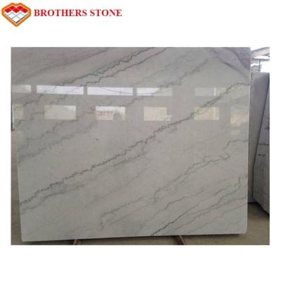 Cina Lastre di pietra di marmo bianche pure, piastrelle per pavimento di marmo bianche pure resistenti all'uso in vendita