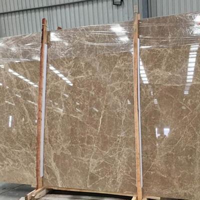 Cina Lastra domestica del marmo di Emperador della luce della decorazione, controsoffitti di marmo del bagno in vendita