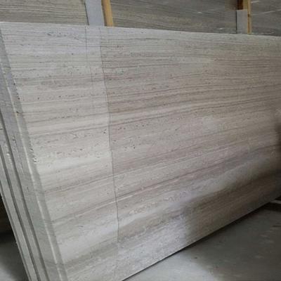 Cina Spessore di marmo di legno bianco della lastra 15-30mm di dimensione standard per dell'interno in vendita