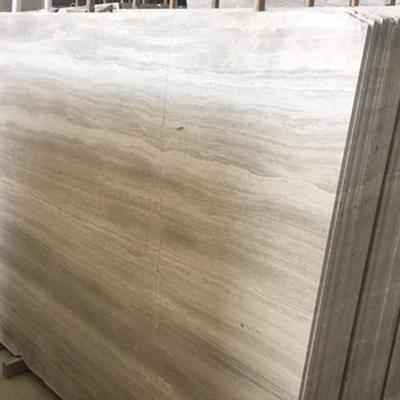 Cina Spessore di marmo di legno bianco della lastra 15-30mm di dimensione standard per dell'interno in vendita