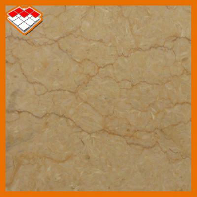 Cina Le lastre di marmo beige delle vene dorate hanno personalizzato la dimensione per la parete/pavimentazione in vendita