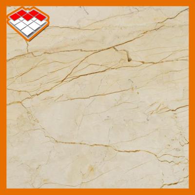 China Turkey Sofitel Gold Marble Stone Slab Elegant Appearance Customized Size for sale