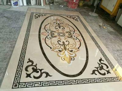 China Mixed Color Round Mosaic Medallion Floor Patterns For Hotel / Residential for sale