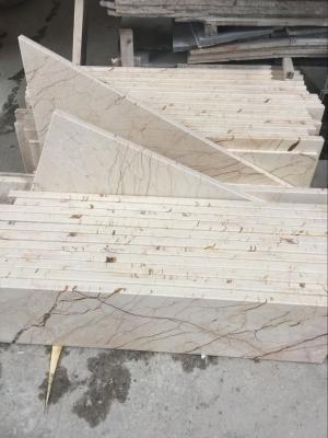 Cina Mattonelle della lastra della pietra del marmo su misura fabbrica di punto della pedata e di dimensione della Cina delle colonne montanti in vendita