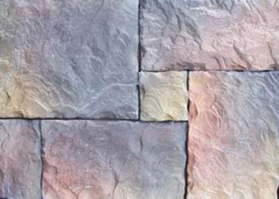 Cina La pietra artificiale interna esteriore riveste l'impiallacciatura di pannelli della parete del Faux del poliuretano dell'unità di elaborazione 3D in vendita