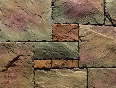 Cina La pietra artificiale interna esteriore riveste l'impiallacciatura di pannelli della parete del Faux del poliuretano dell'unità di elaborazione 3D in vendita