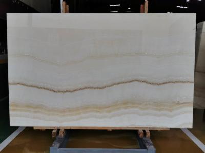 Cina Pannello retroilluminato bianco di legno di 16mm Jade Onyx Slab For Wall in vendita