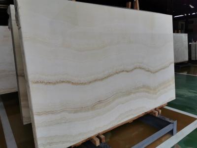 Cina Pannello retroilluminato bianco di legno di 16mm Jade Onyx Slab For Wall in vendita