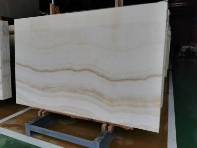 Cina Pannello retroilluminato bianco di legno di 16mm Jade Onyx Slab For Wall in vendita