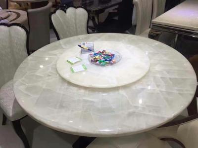 Cina Piani d'appoggio di pietra preziosi dei semi retroilluminati di marmo bianchi dell'onyx dell'onyx di era glaciale in vendita