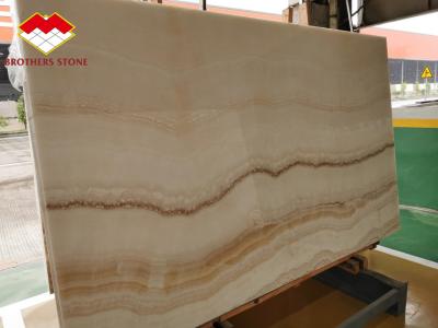 Cina Il libro di legno bianco retroilluminato dell'onyx ha abbinato 18mm Jade Onyx Slab in vendita