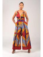 Quality Sleeveless wide-leg jumpsuit romper for comfortable wear for sale