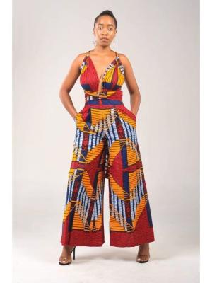 China Sleeveless wide-leg jumpsuit romper for comfortable wear for sale