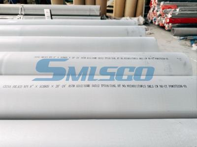 China Flow 316L Seamless Stainless Steel Pipe ASTM A312 For Offshore for sale