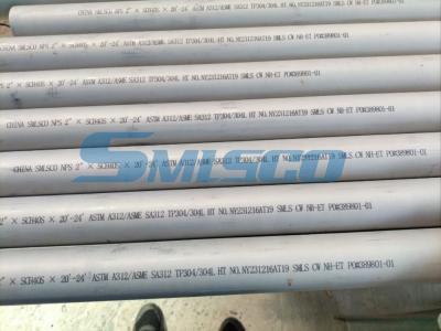 China ASTM A312 TP304L Stainless Steel Seamless Pipe For Oil And Gas Industry for sale