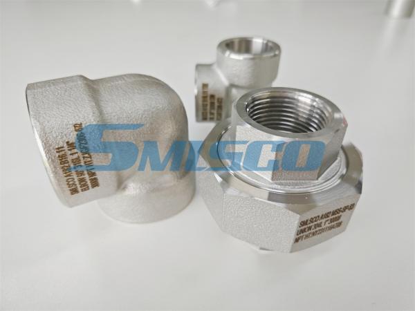 Quality ASTM A182 F316L Socket Weld Elbow Class 3000 Forged Fitting for sale