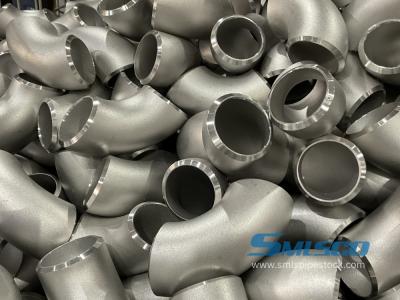 China ASTM A403 WP317L Stainless Steel Butt Weld Fitting 90 Degree Elbow 12" 9mm for sale