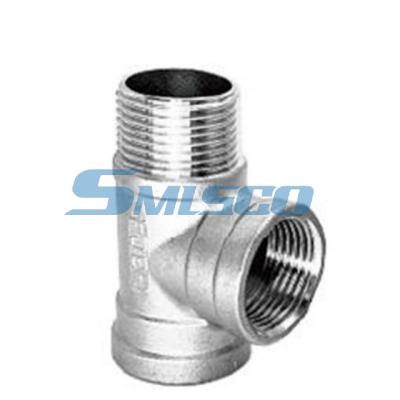 China 316 Casting Equal Tee DN50 Class 150 Threaded BSP Fitting for sale