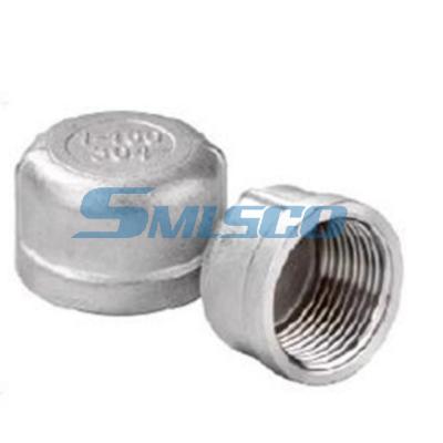 China ASTM A351 CF8M 316 Stainless Steel Cap Class 150 Threaded BSPT for sale