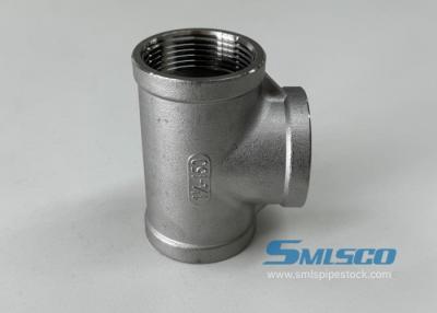 China 316 Casting Fitting Equal Tee ASTM A351 CF8M DN50 For Plumbing for sale