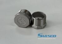 China 304 Stainless Steel Casting Hex Plug NPT Threaded Class 150 Pipe Fitting with ISO PED Certification for sale
